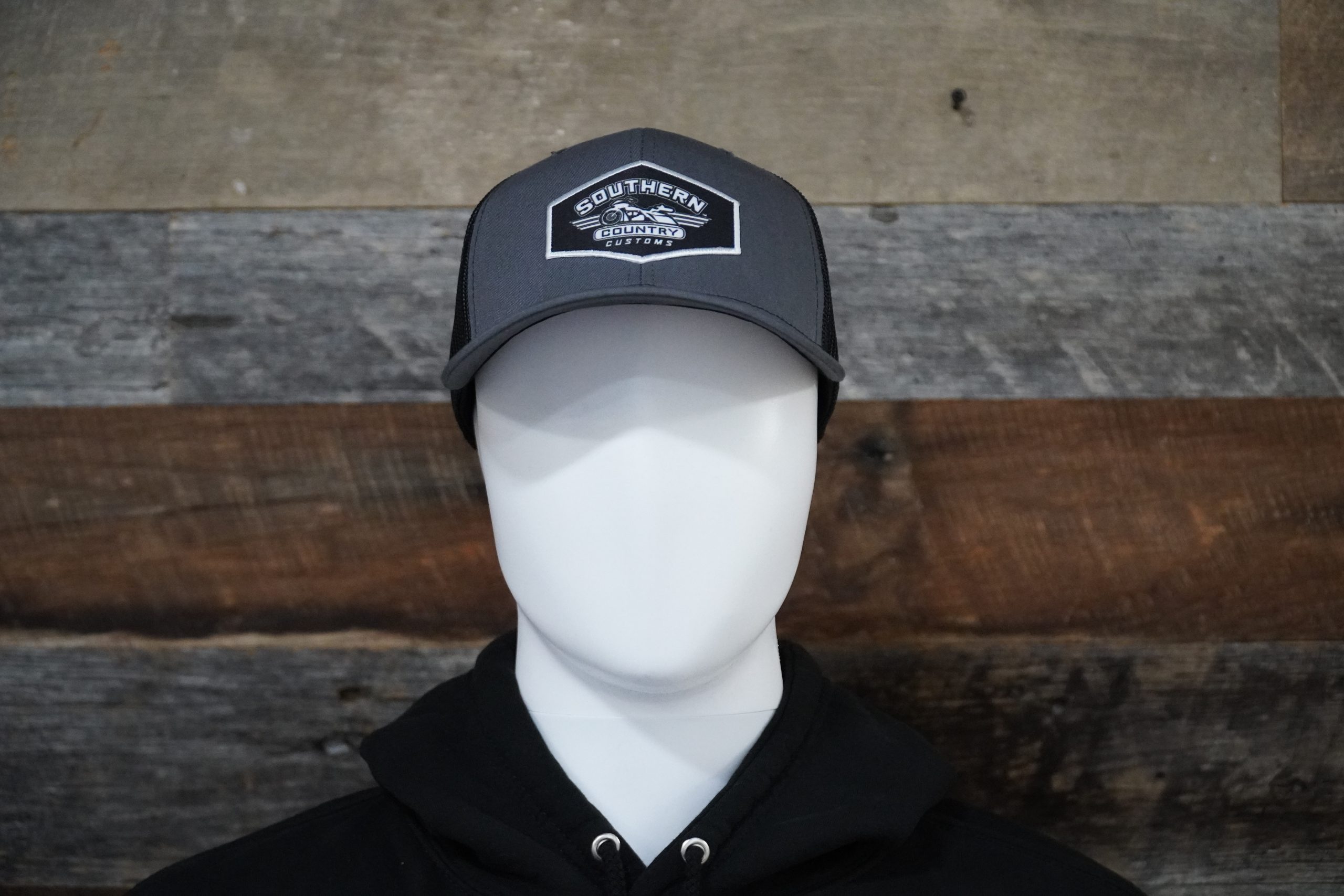 GREY / BLACK TRUCKER CAP - Southern Country Customs